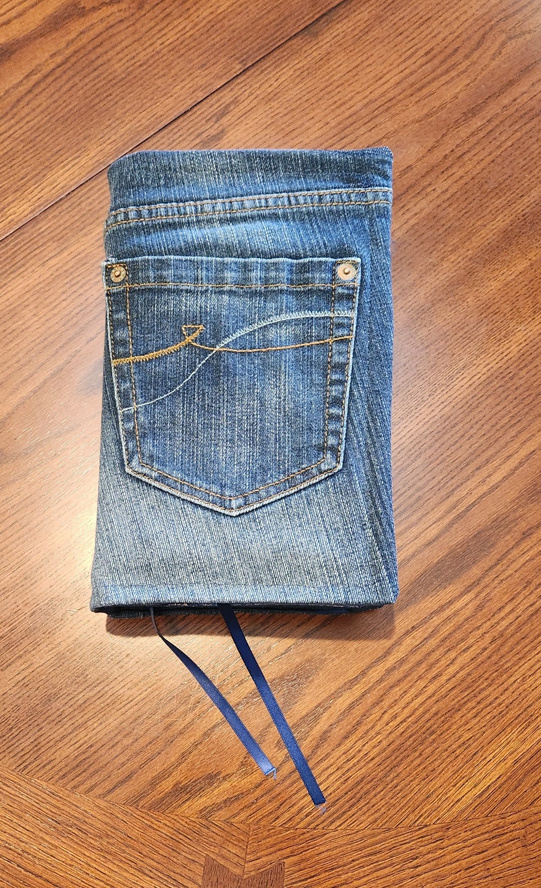Double Book Cover for Big Book and 12x12 Jeans and Blue Map Material ...
