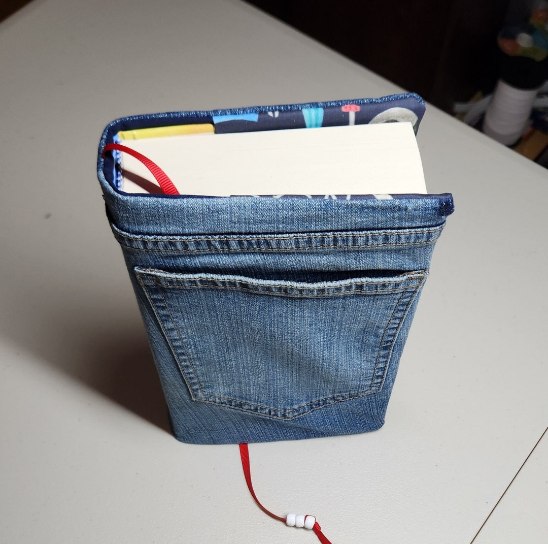 Alcoholics Anonymous Big Book Cover, Made From Jeans and Cotton ...