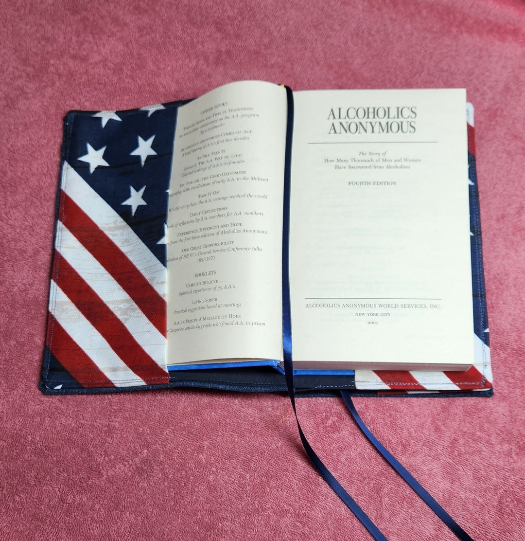Double Book Cover for Big Book and 12x12 Jeans and Flag Material 2023 ...