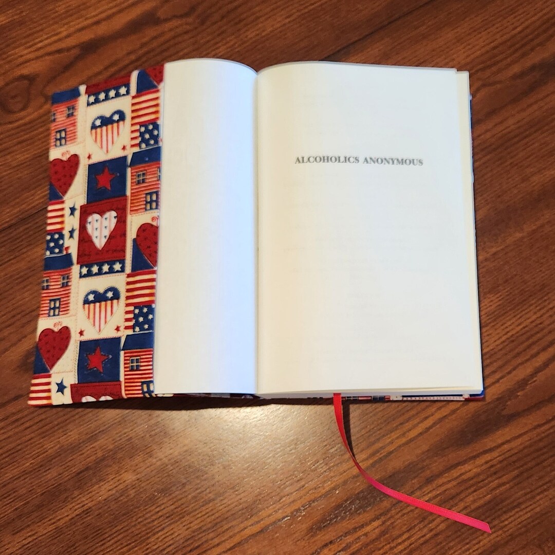Alcoholics Anonymous Big Book Cover, Large Print Size - Etsy