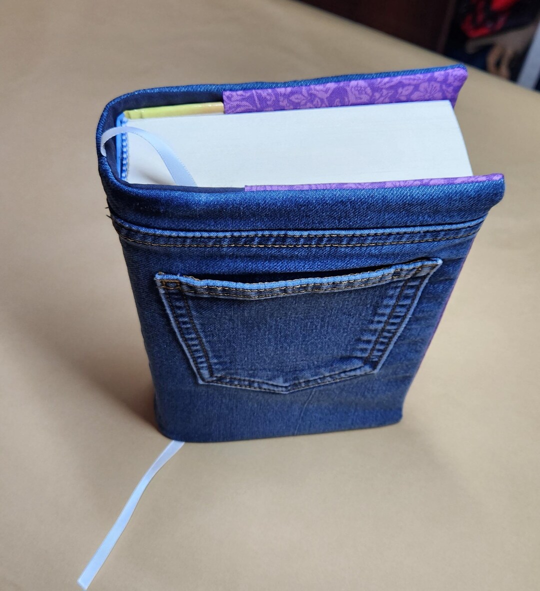 Alcoholics Anonymous Big Book Cover, Made From Jeans and Cotton ...