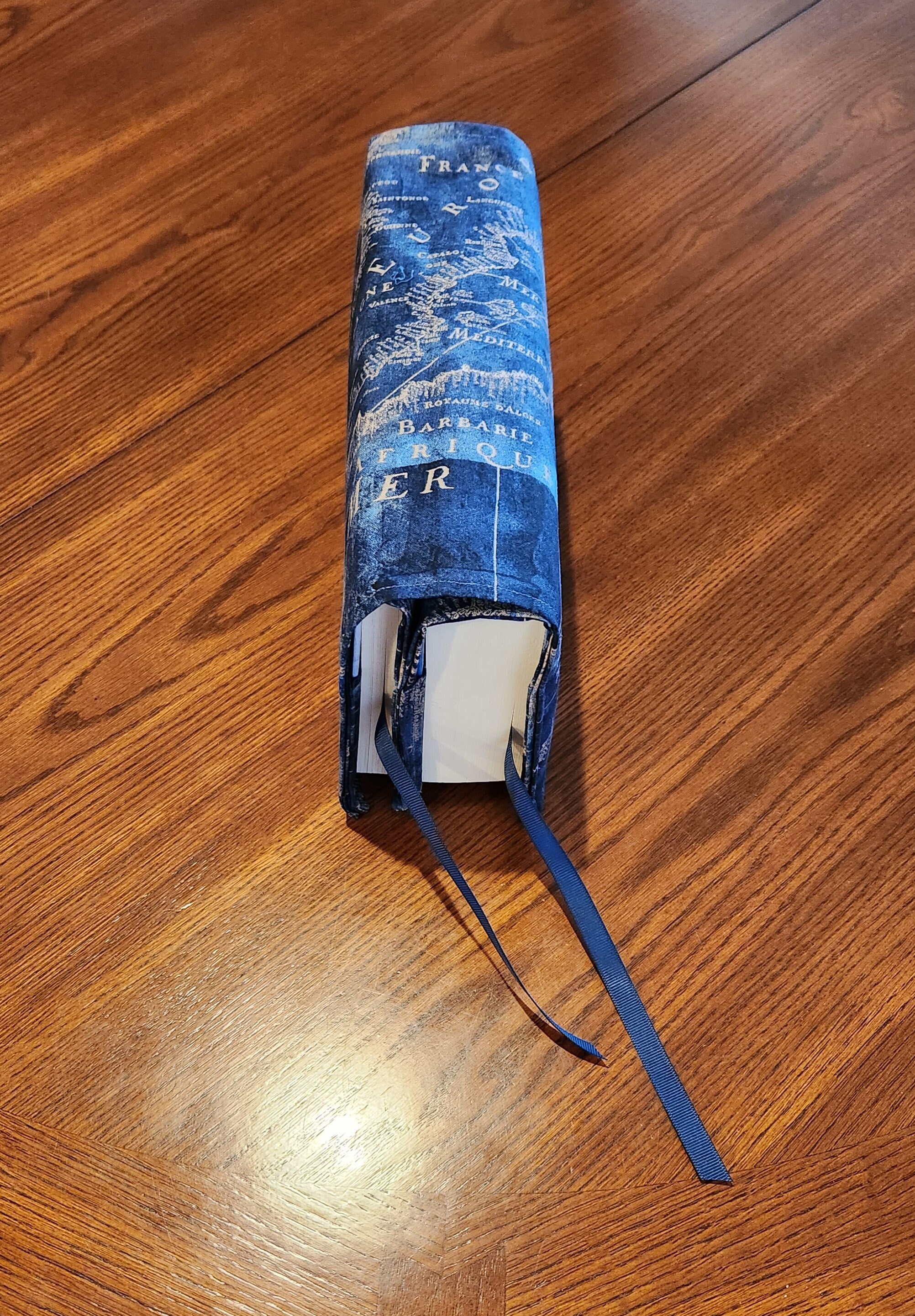 Double Book Cover for Big Book and 12x12 Blue Map Material 2010 - Etsy