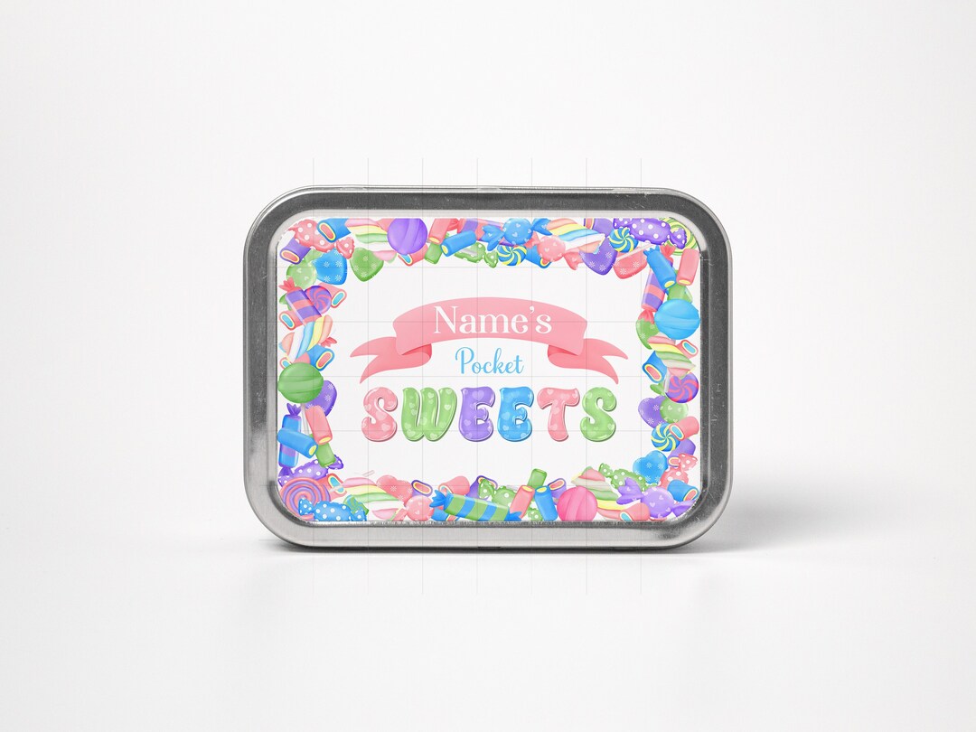 Pocket Sweet Tin, Personalised Sweet Tin, Teens Sweet Stash ...