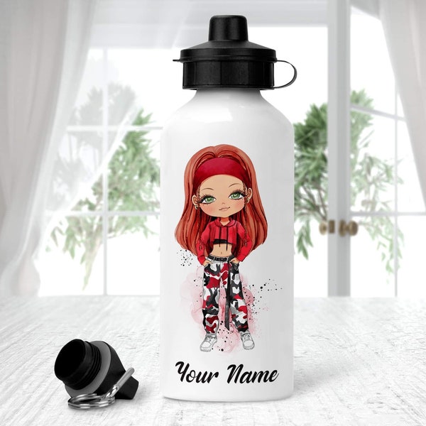 Teenage Girl Water Bottle - Etsy