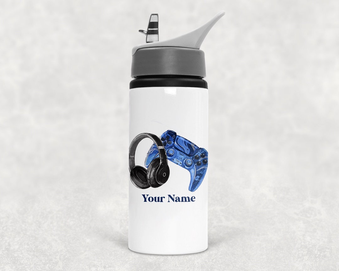 Custom Gamer Water Bottle, Perfect Birthday Gift for Him, Back to ...