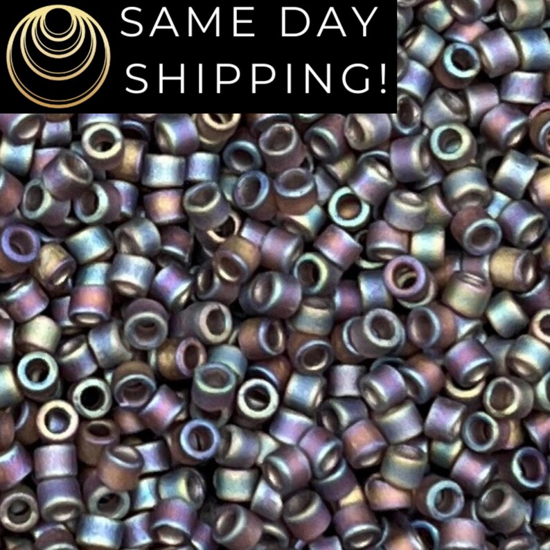 DB865 SAME DAY Shipping! 1-20 Grams Miyuki 11/0 Delica Beads Matte ...