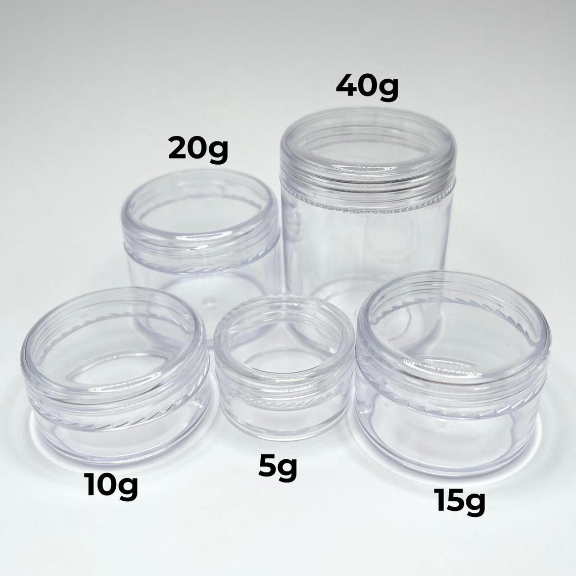 15 Gram Clear Seed Bead Storage Containers - Etsy