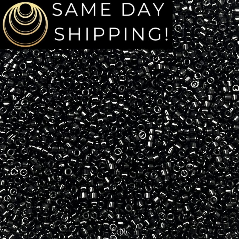 Cylinder Bead Black - Etsy