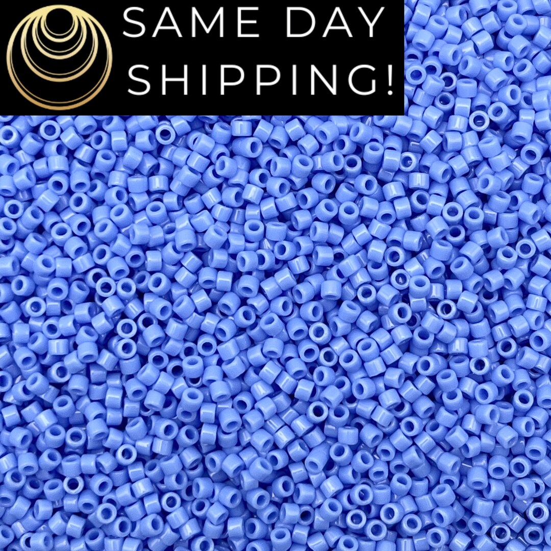 DB0730 11/0 Miyuki Delica Beads Opaque Periwinkle Blue - Etsy