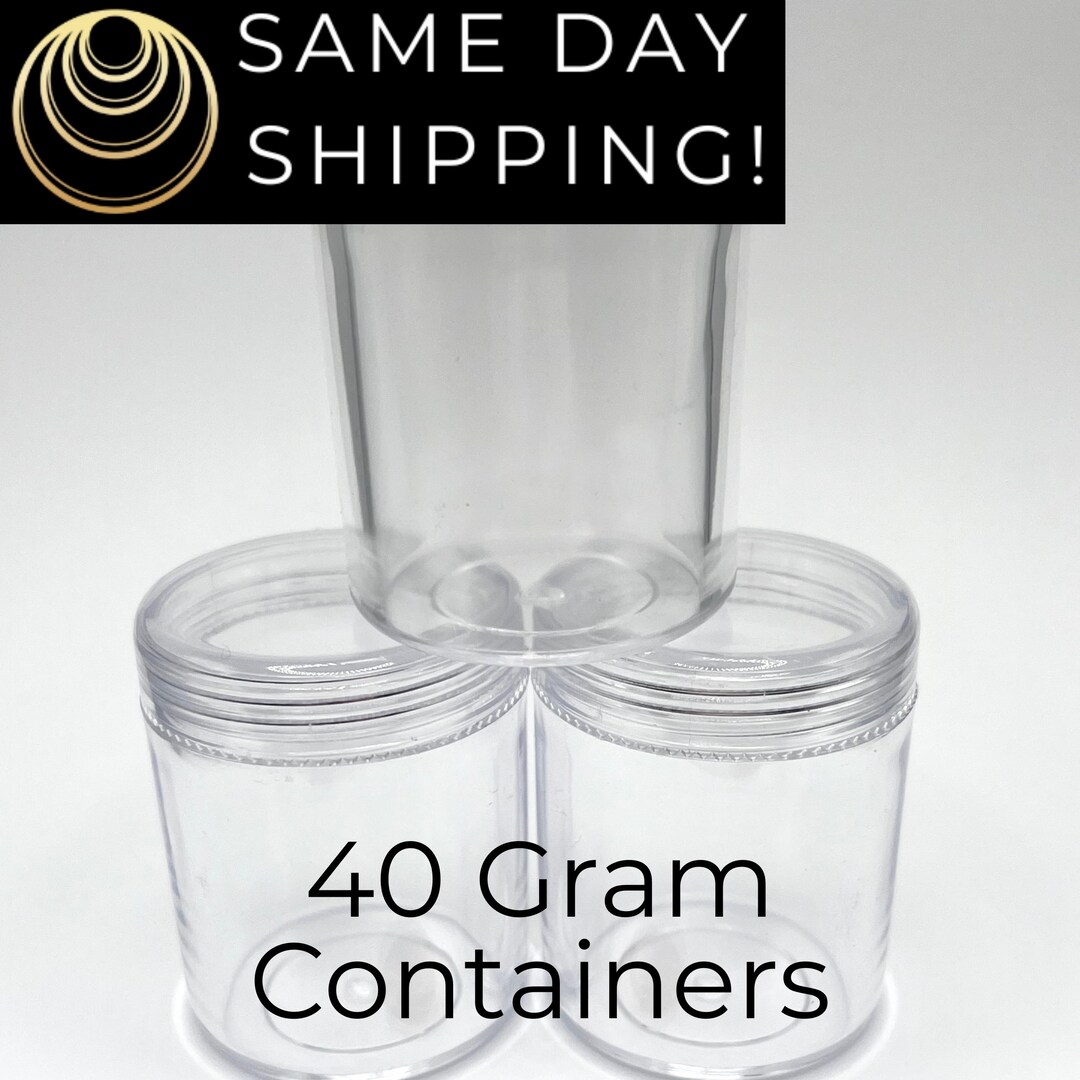 40 Gram Clear Seed Bead Storage Containers - Etsy