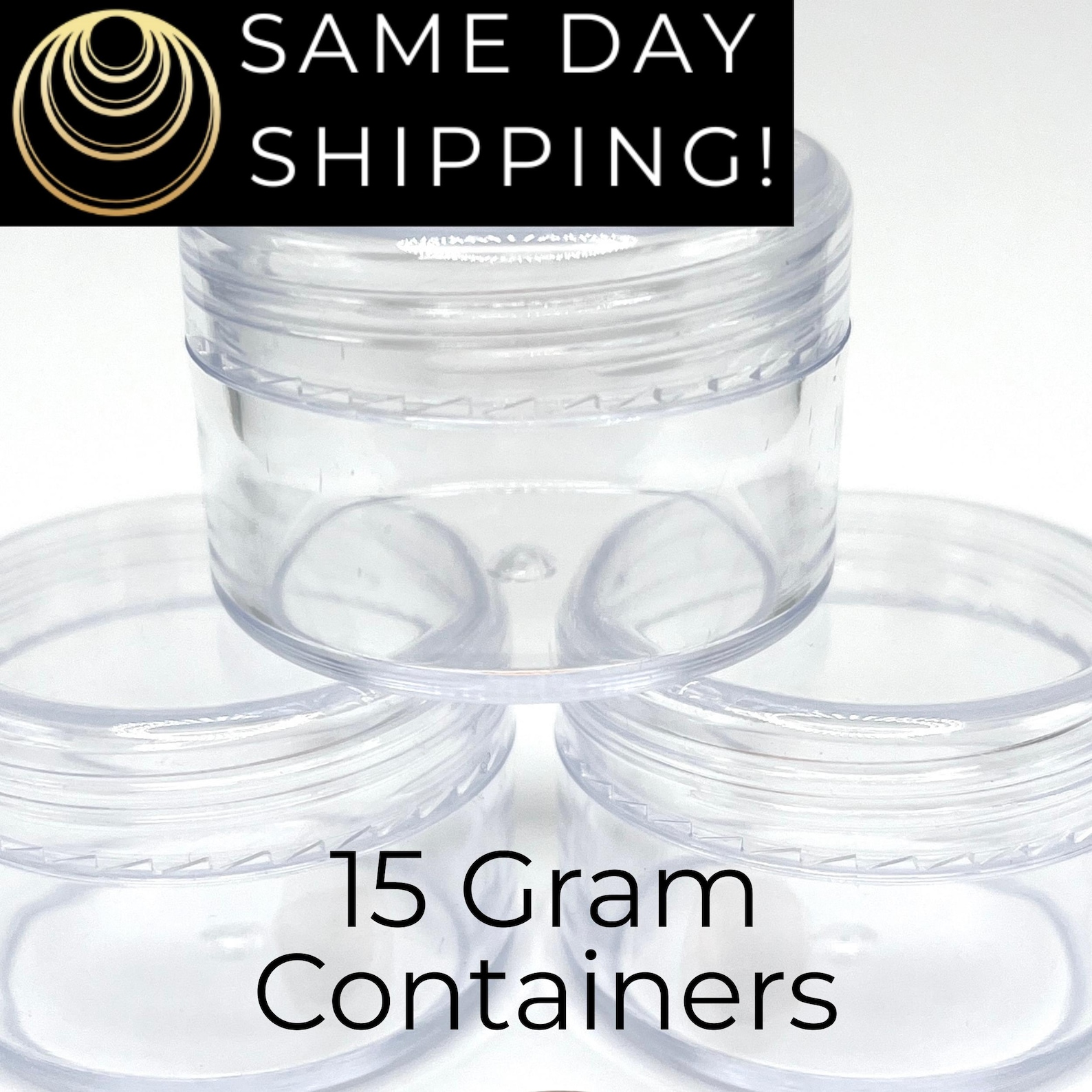 15 Gram Clear Seed Bead Storage Containers - Etsy