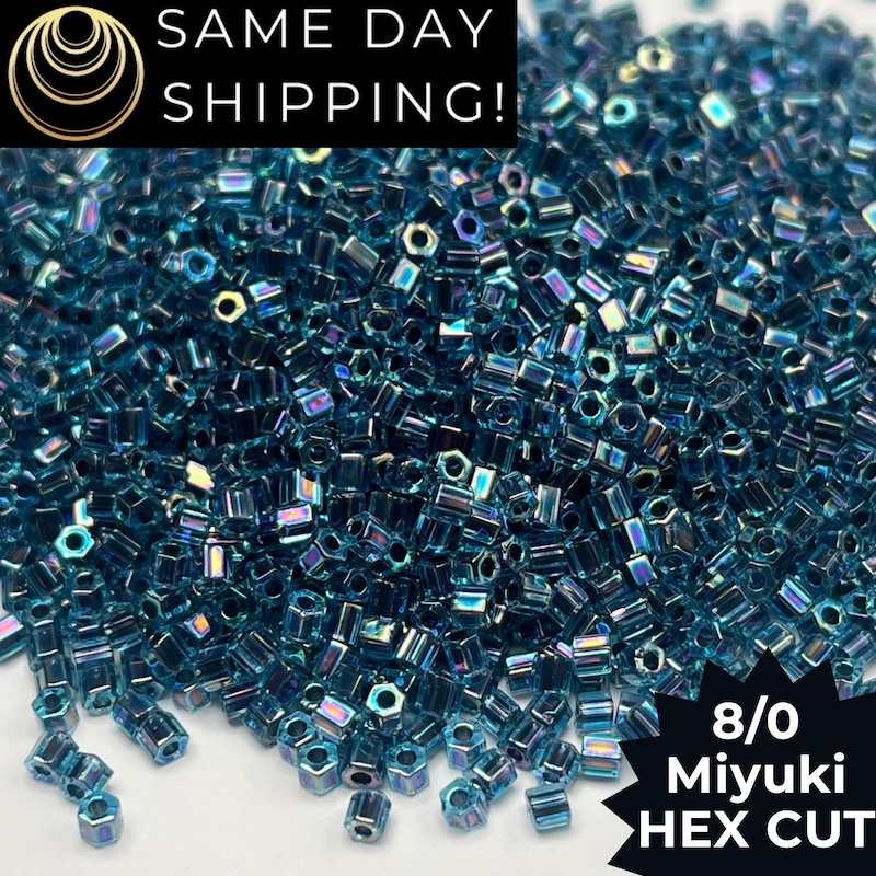 Hex Cut Miyuki Beads - Etsy