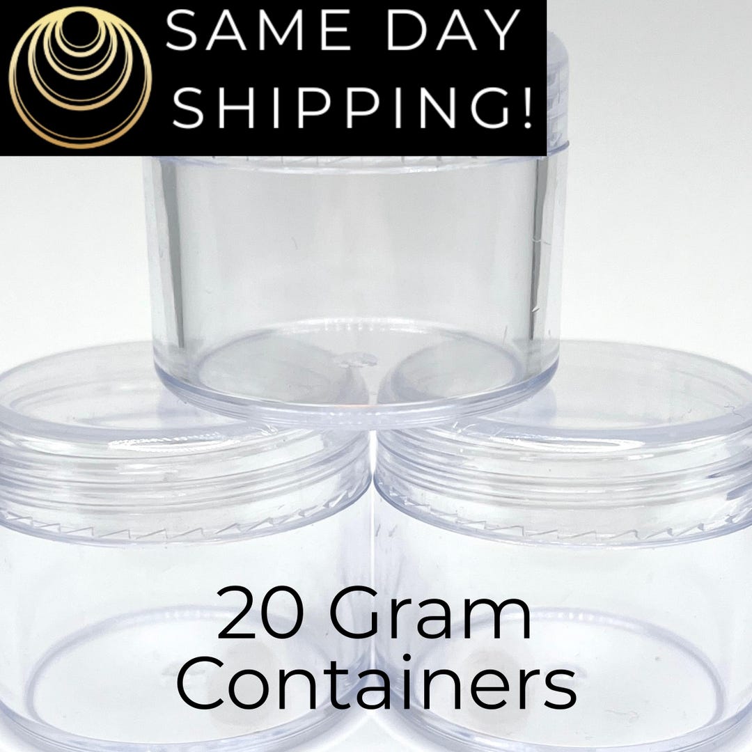 20 Gram Clear Seed Bead Storage Containers - Etsy