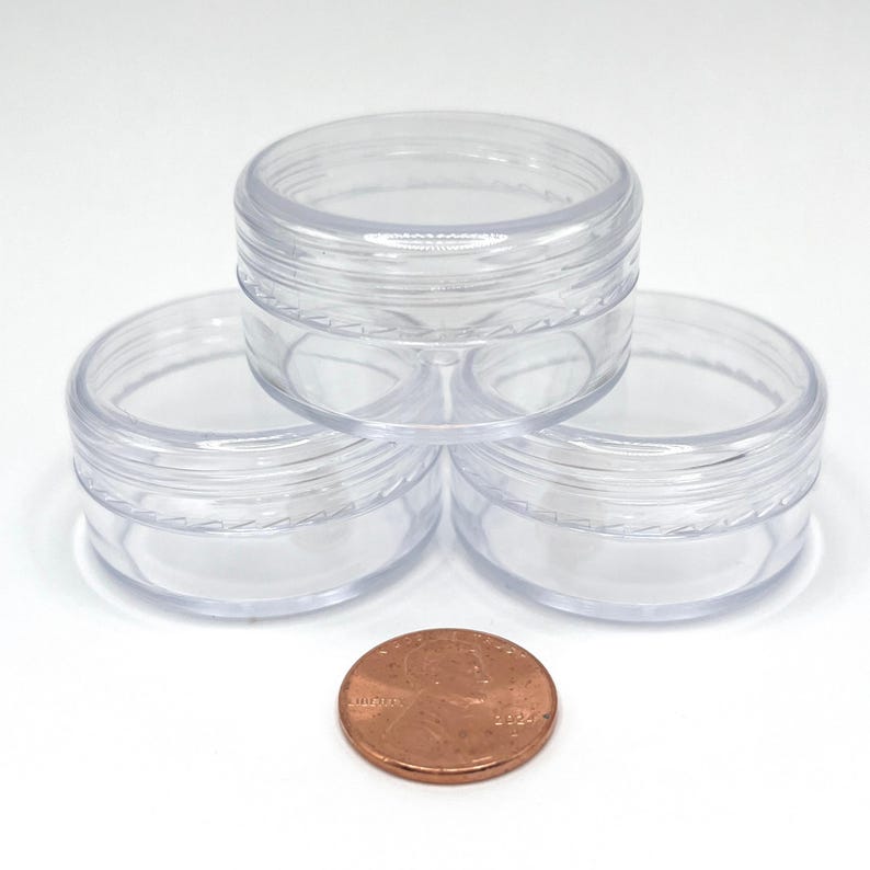 5 Gram Clear Seed Bead Storage Containers - Etsy