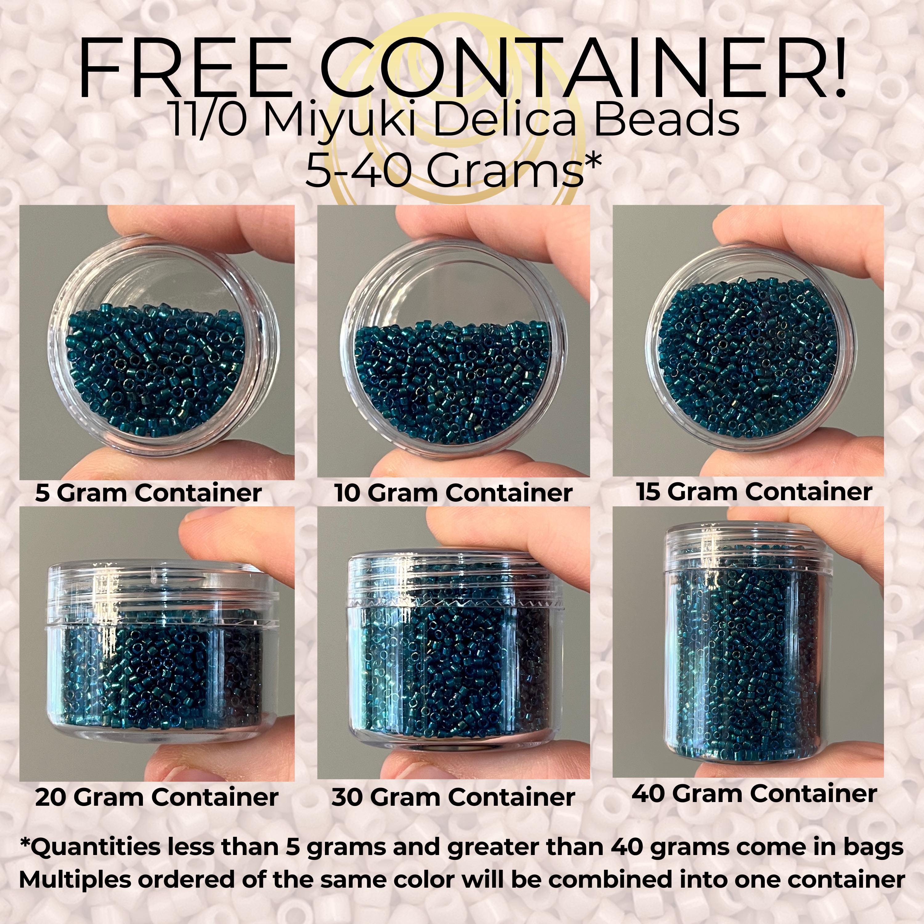 DB865 SAME DAY Shipping! 1-20 Grams Miyuki 11/0 Delica Beads Matte ...