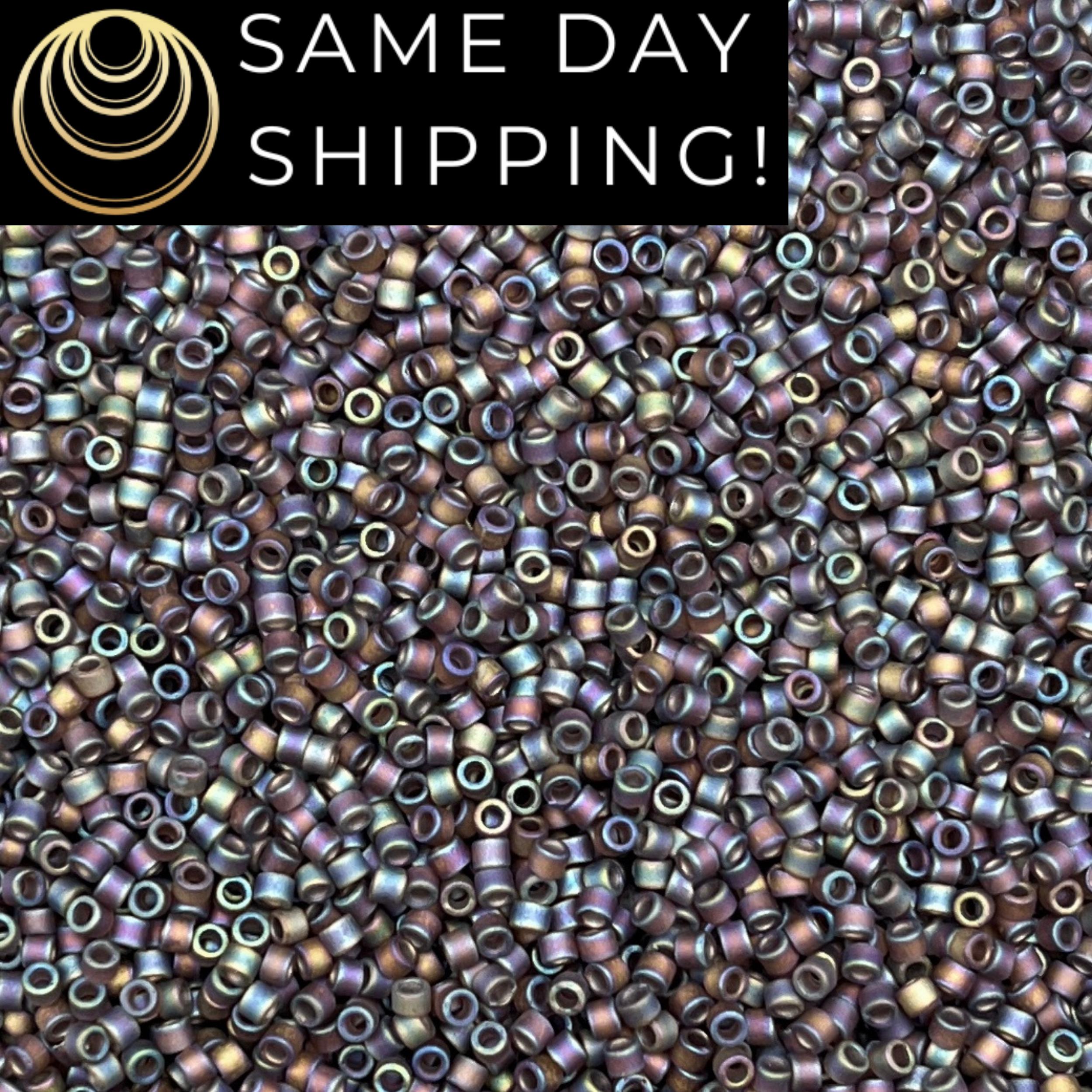 DB865 SAME DAY Shipping! 1-20 Grams Miyuki 11/0 Delica Beads Matte ...