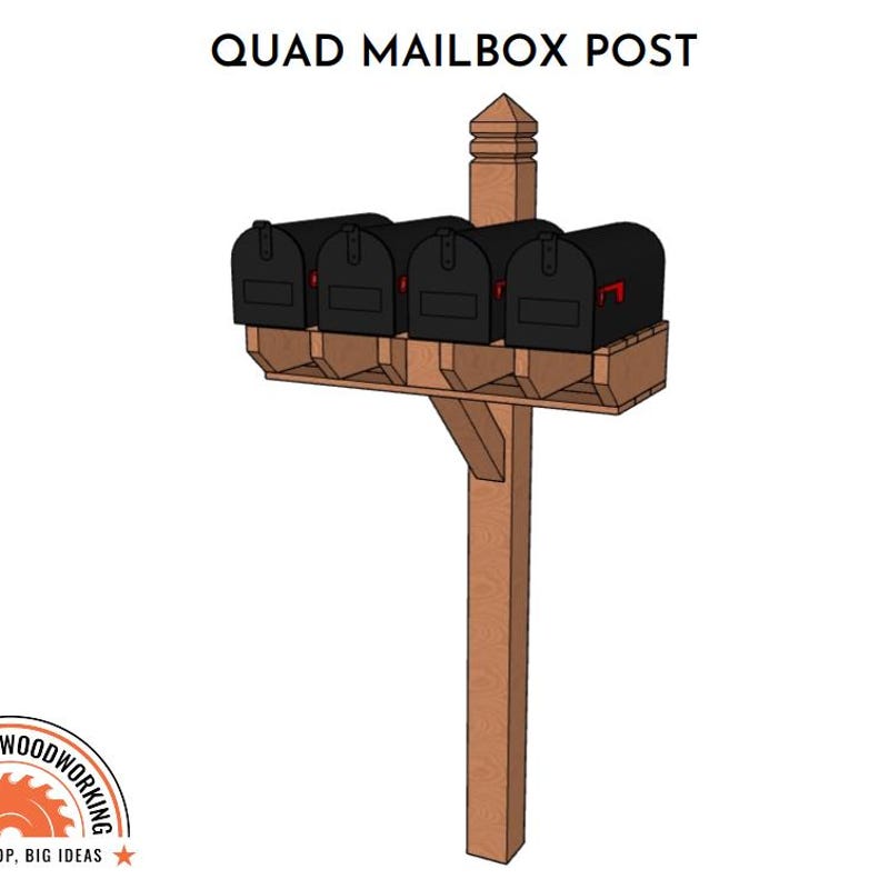 Mailbox Post - Etsy