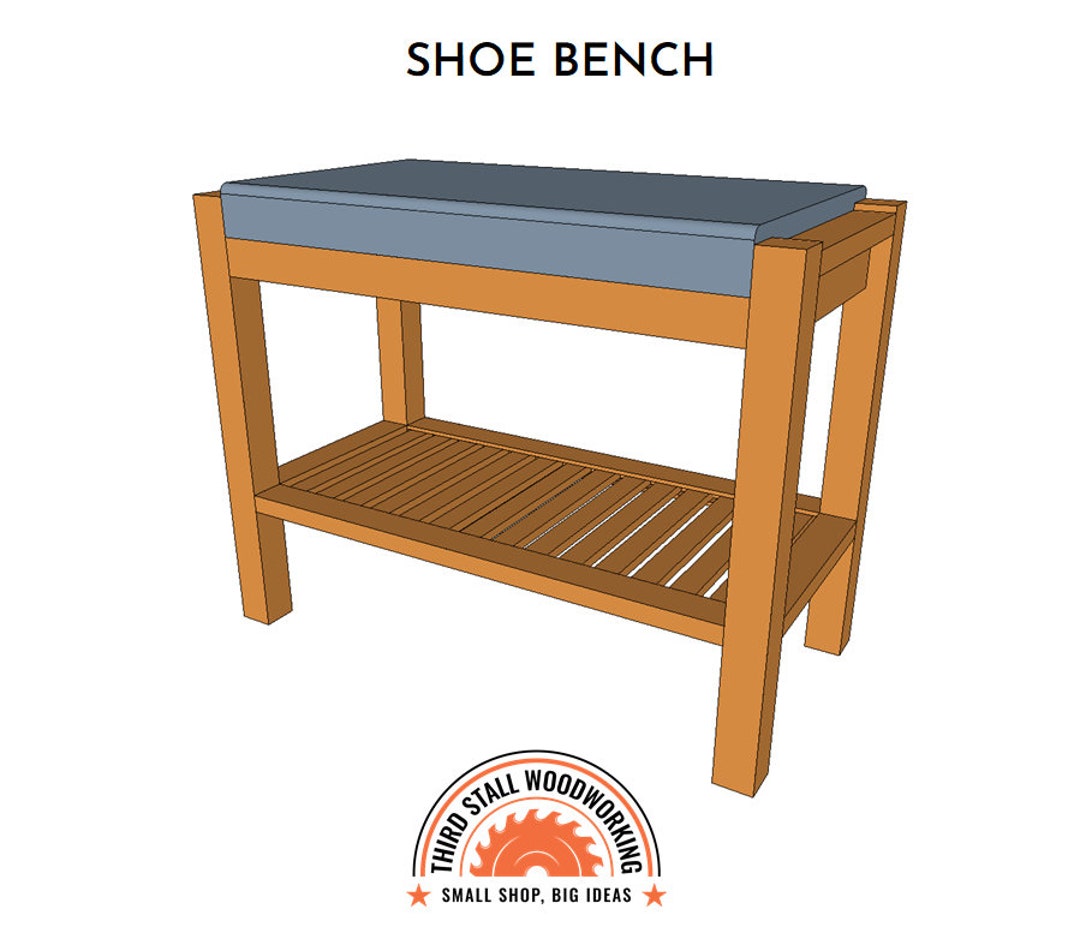 Shoe Bench Plans - Etsy