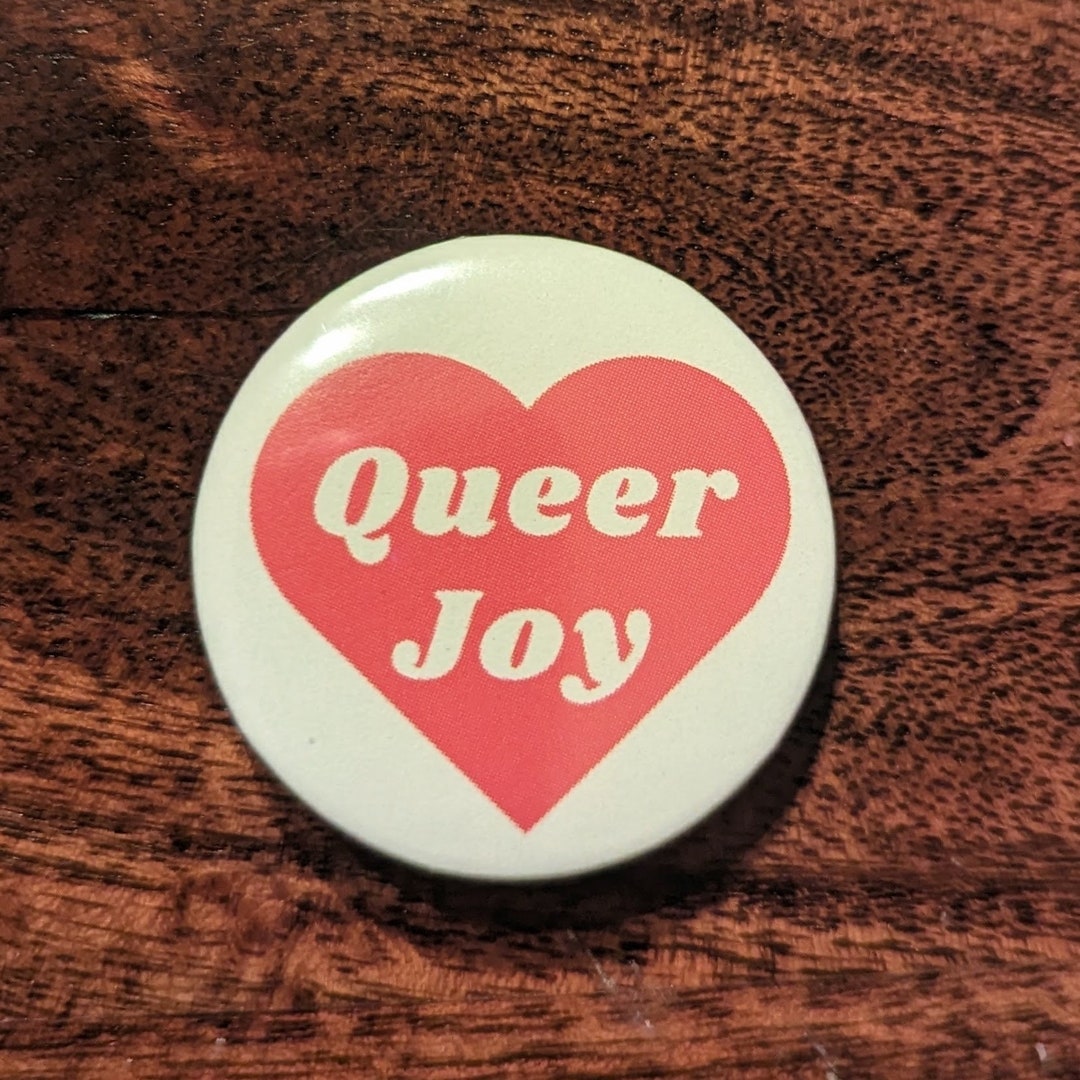 Queer Joy or Trans Joy Pin, 1.25-inch - Etsy