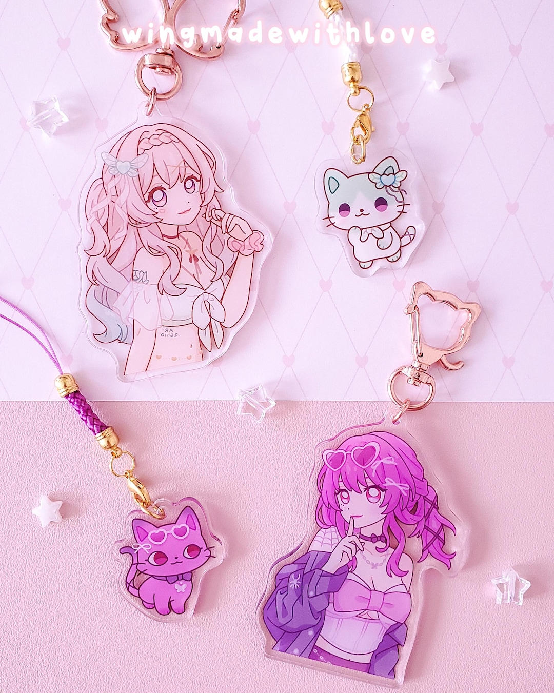 Honkai Star Rail Keychain / Phone Charm - Firefly Kafka - HSR Stellaron ...