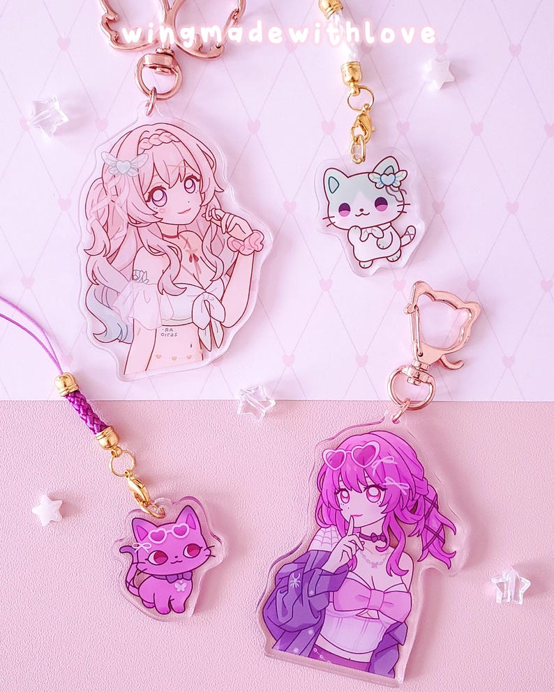 Honkai Star Rail Keychain / Phone Charm - Firefly Kafka - HSR Stellaron ...