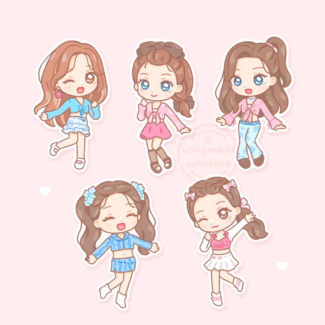 Red Velvet Chibi Stickers Irene Seulgi Wendy Joy Yeri Feel My Rhythm by ...