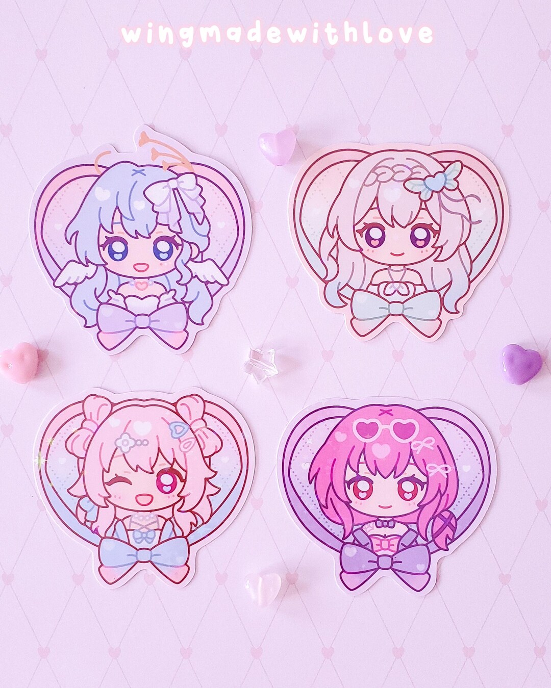 Honkai Star Rail Holographic Stickers Robin Firefly March 7th Kafka ...