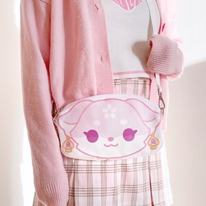 Genshin Impact Yae Miko Fox Cross-body Bag With Adjustable Strap - Cute ...