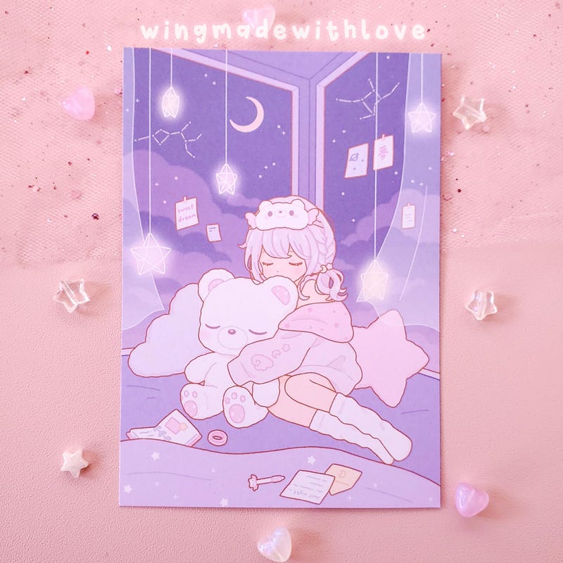 Kawaii Wall Art - Etsy