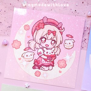 Genshin Chibi Matte/holographic Print Klee Dodoco Sigewinne Nahida ...