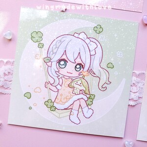 Genshin Chibi Matte/holographic Print Klee Dodoco Sigewinne Nahida ...