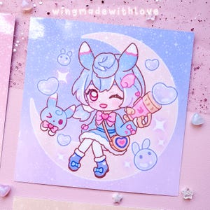 Genshin Chibi Matte/holographic Print Klee Dodoco Sigewinne Nahida ...