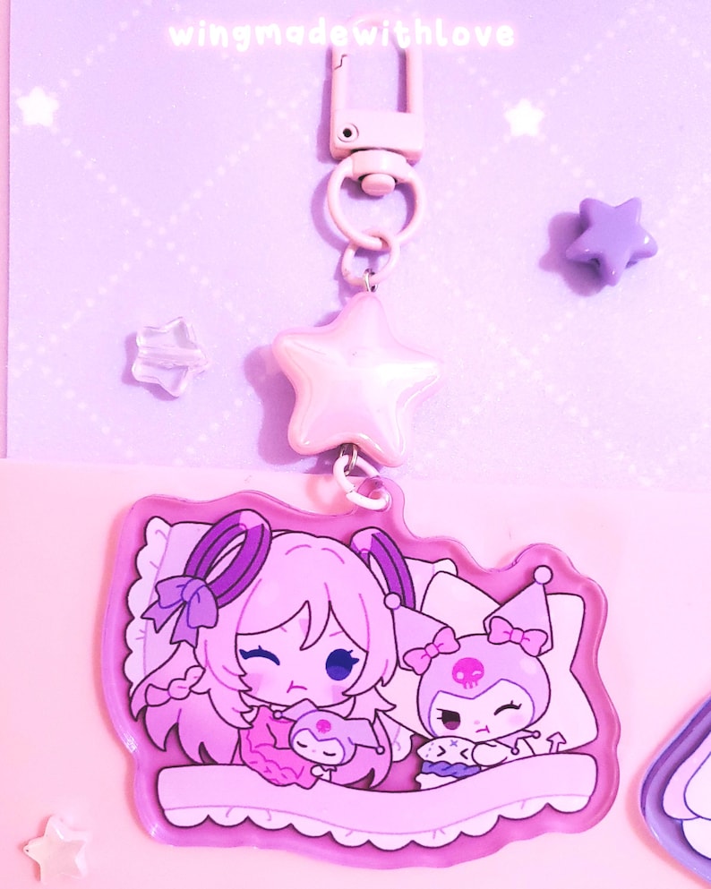 Genshin Keychain Chibi Citlali Furina Kokomi Raiden Yae Clorinde Navia ...