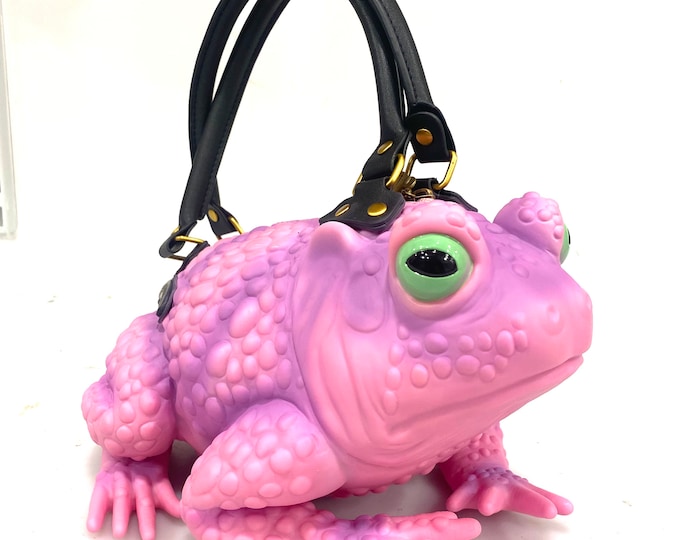 Pink Toad Bag Purse Windy Willow Cottage Core Witch Frog - Etsy