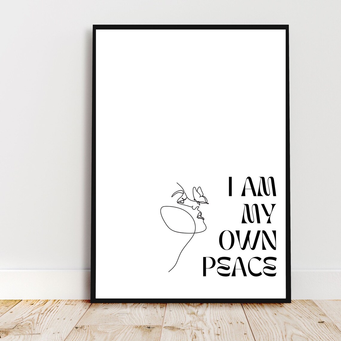 Female Empowerment Art woman Face Line Drawing Self-love - Etsy