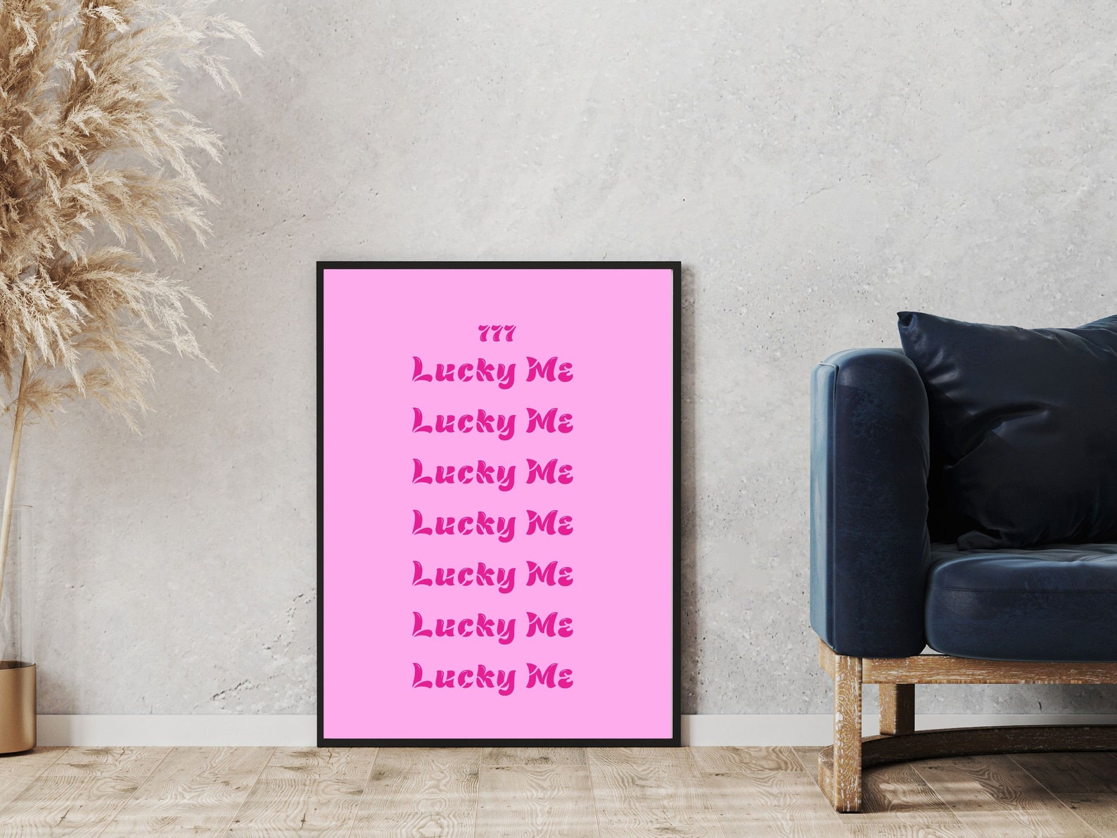 Lucky Me Wall Art 777 Lucky Me Pink Aesthetic Print Lucky - Etsy