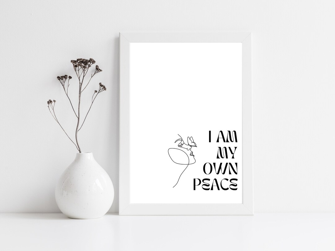 Female Empowerment Art ,woman Face Line Drawing, Self-love Woman Poster ...