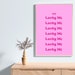 Lucky Me Wall Art 777 Lucky Me Pink Aesthetic Print Lucky - Etsy