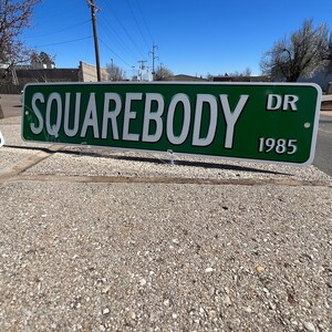 Custom Chevy GMC C10 Squarebody Truck Street Sign - Choose Your Year ...