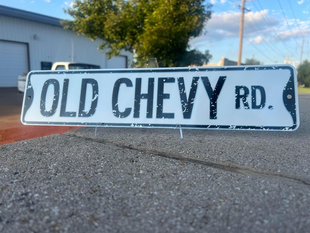 Custom Chevy GMC C10 OLD Chevy RD Truck Street Sign 18x4 Inches ...