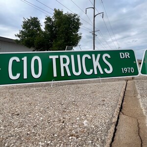 Custom Chevy GMC C10 Trucks Truck Street Sign - Choose Your Year ...