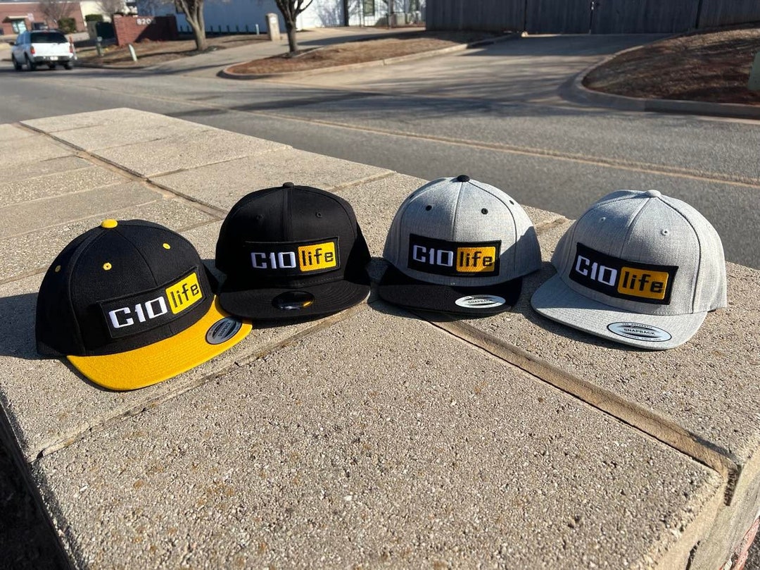 Chevrolet Silverado GMC C10 LIFE Flat Bill Hat Snapback - 4 Variations ...