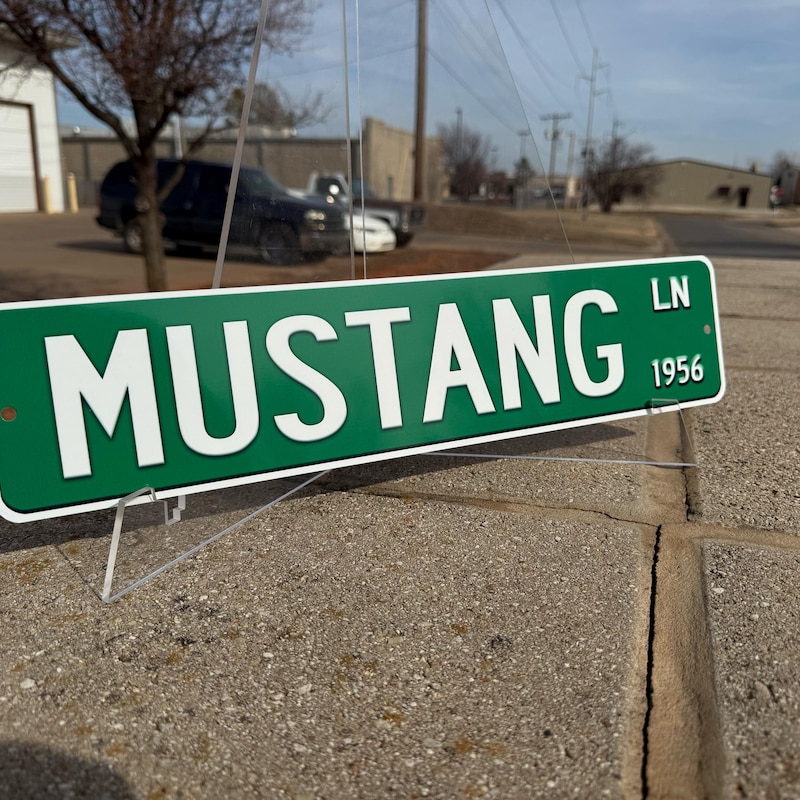 Mustang Garage Sign - Etsy