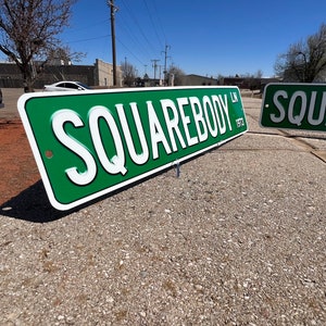 Custom Chevy GMC C10 Squarebody Truck Street Sign - Choose Your Year ...