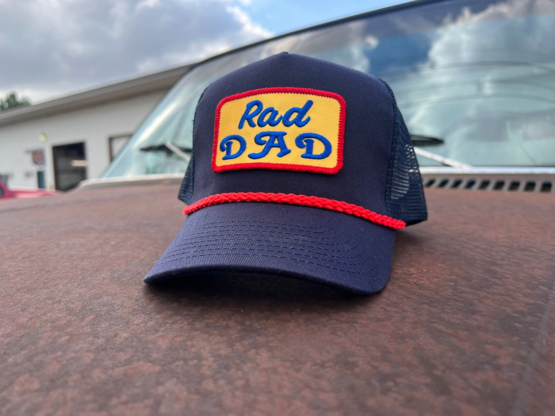 Vintage RAD DAD ROOT Beer Patch Rope Trucker Snap Back Hat Breathable ...