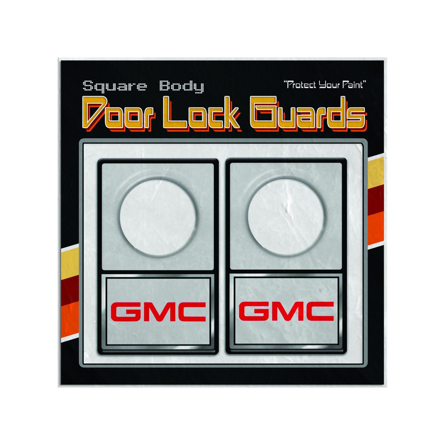 Chevy GMC C10 Square Body Door Lock Guards | Bowtie, GMC Style - Etsy