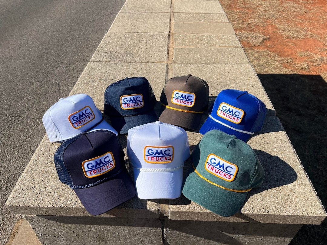 Vintage GMC Trucker Hat – Rope Snapback, Classic Logo - Etsy
