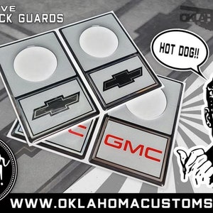 Chevy GMC C10 Square Body Door Lock Guards | Bowtie, GMC Style - Etsy