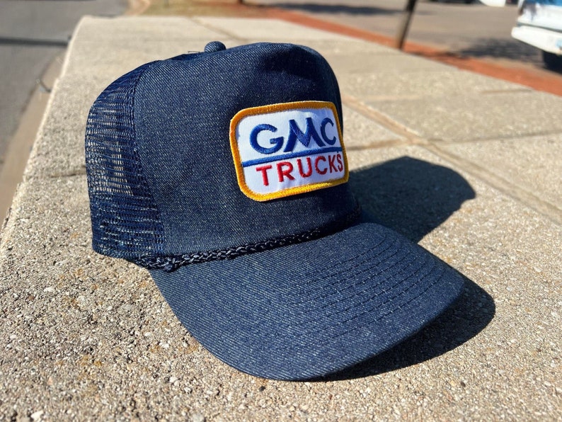 Vintage GMC Trucker Hat – Rope Snapback, Classic Logo - Etsy