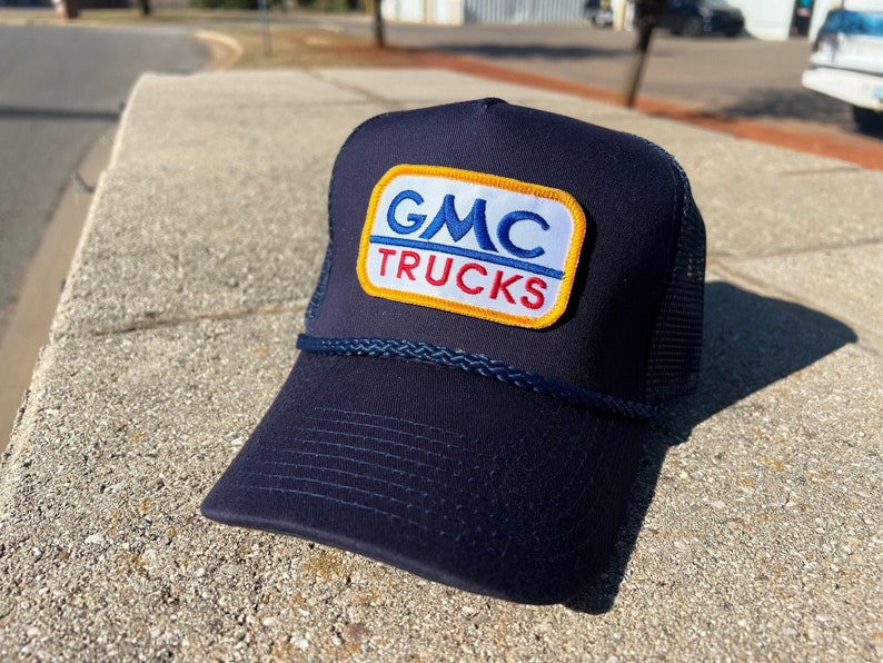 Vintage GMC Trucker Hat – Rope Snapback, Classic Logo - Etsy